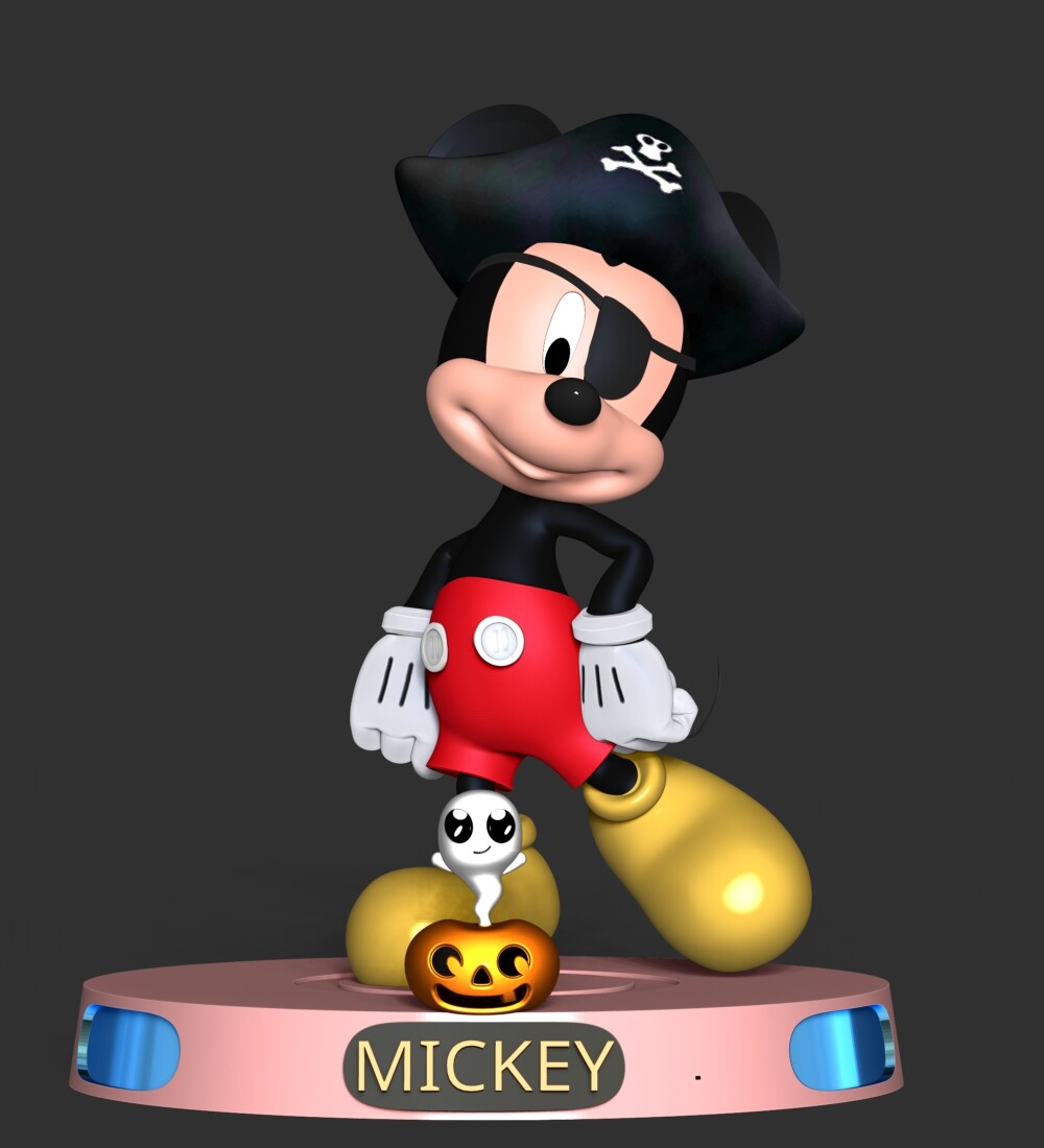 ArtStation - Mickey - Happy Halloween | Resources