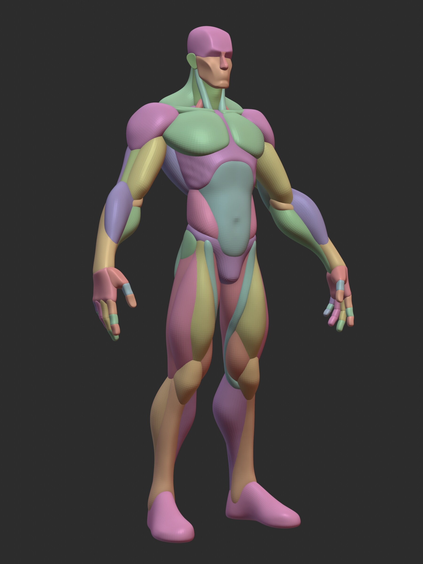 ArtStation - Standard Male Stylized Blockout V1 | Resources