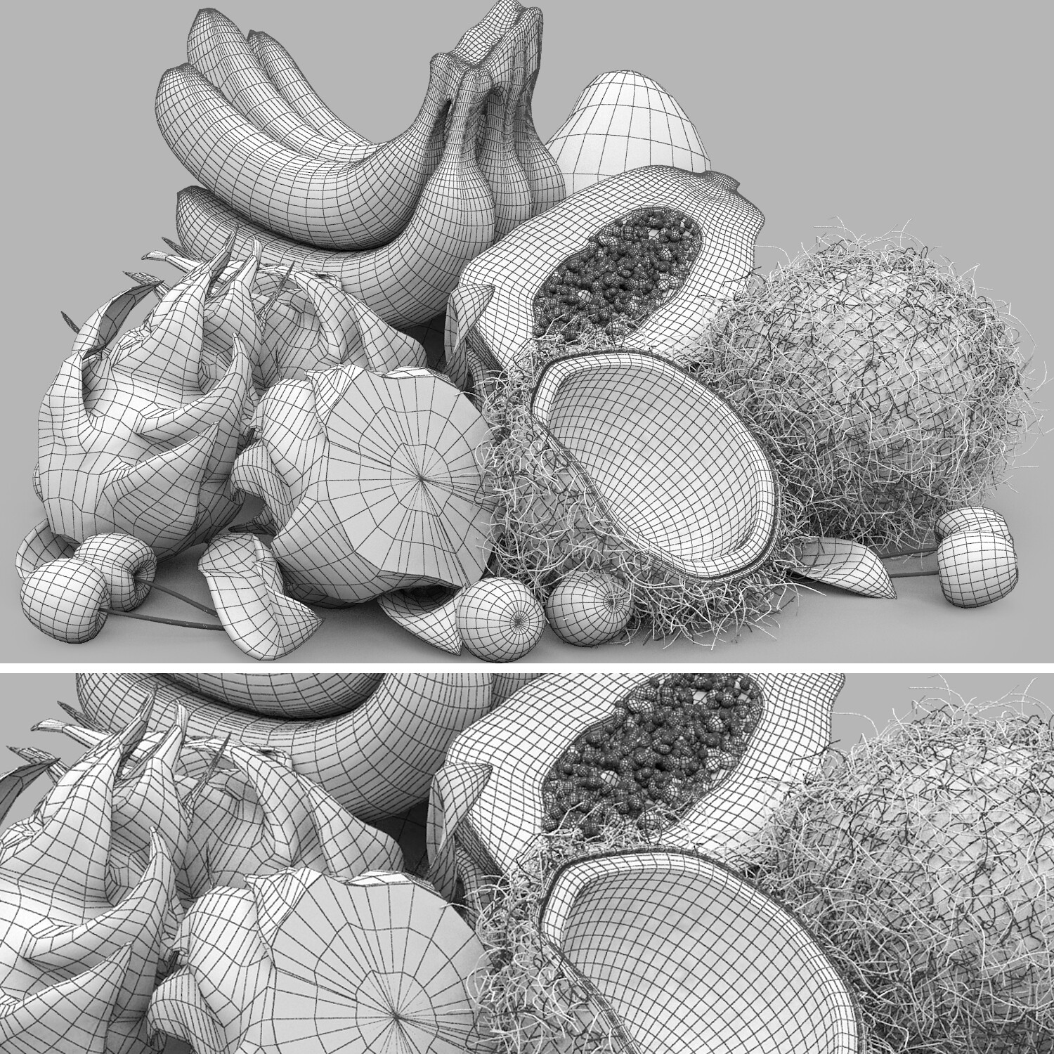 ArtStation - tropical exotic fruits | Game Assets