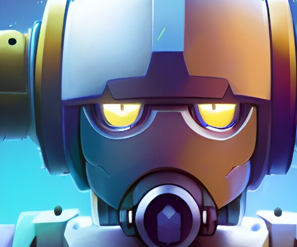 ArtStation - Bastion friendly watchbot 10k jpg collection Game Avatar | Artworks