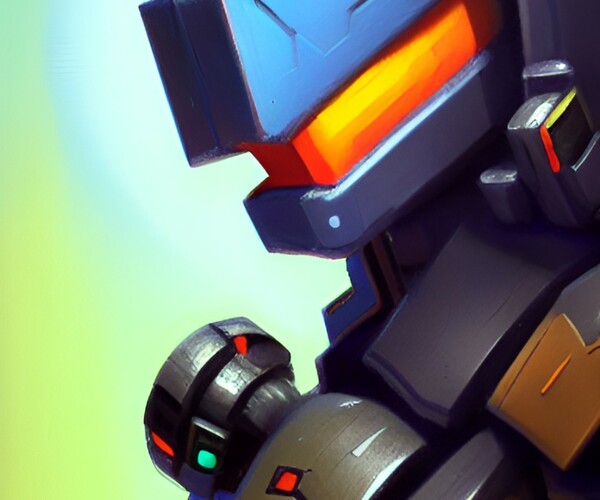 ArtStation - Bastion friendly watchbot 10k jpg collection Game Avatar | Artworks