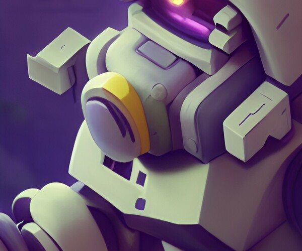 ArtStation - Bastion friendly watchbot 10k jpg collection Game Avatar | Artworks