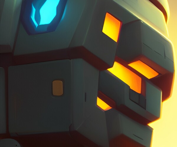 ArtStation - Bastion friendly watchbot 10k jpg collection Game Avatar | Artworks