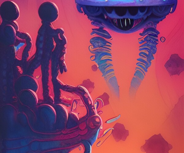 ArtStation - Candy Alien 2 Style 2k jpg pack | Artworks