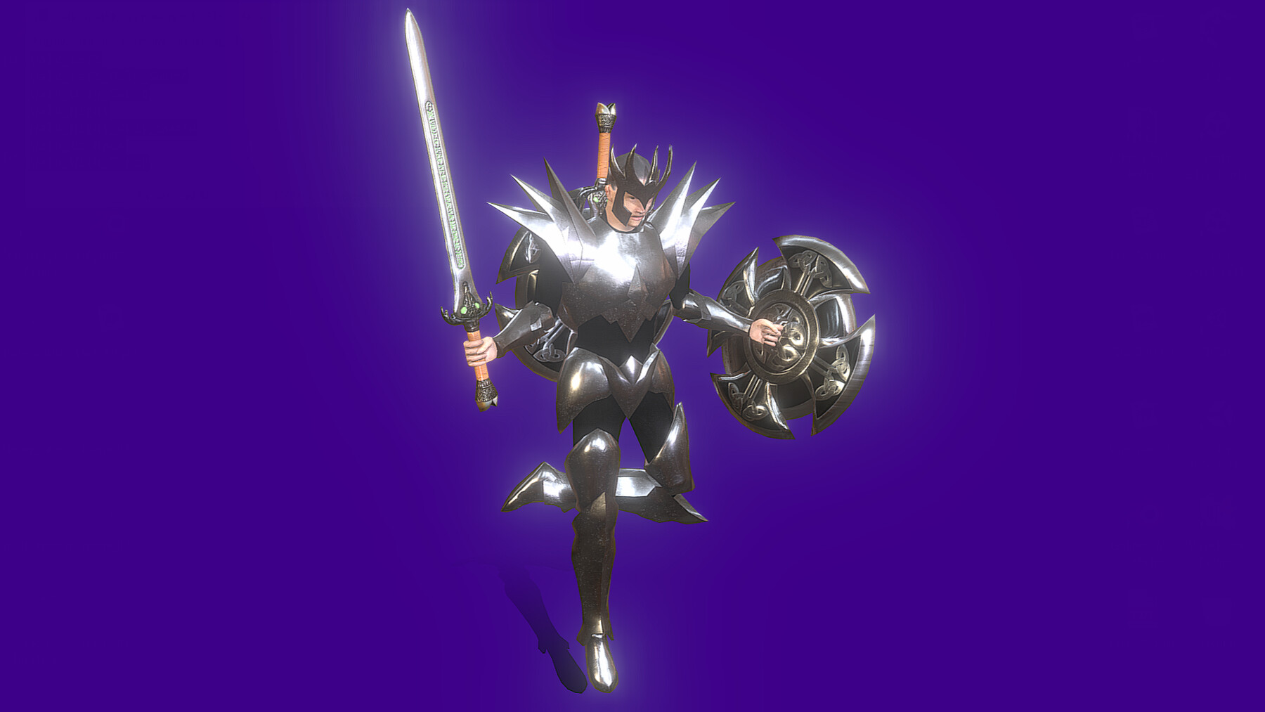 ArtStation - Animated Low Poly Dark Knight | Game Assets