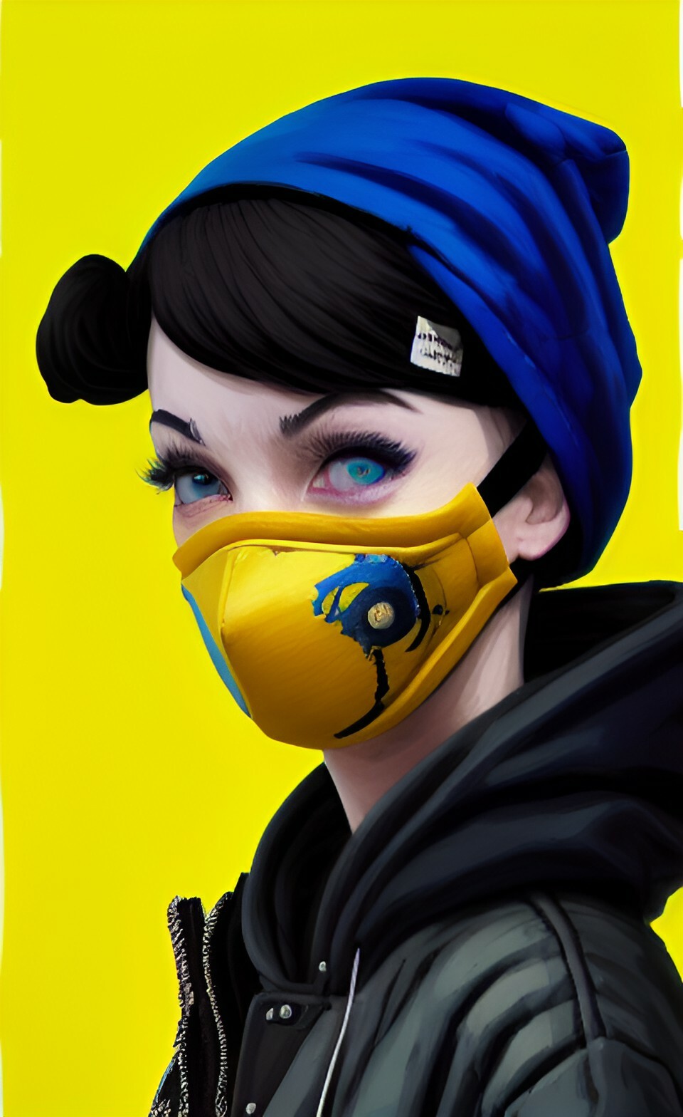 ArtStation - Punk Lady illustration 1800 jpg pack | Artworks