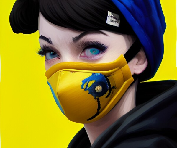 ArtStation - Punk Lady illustration 1800 jpg pack | Artworks