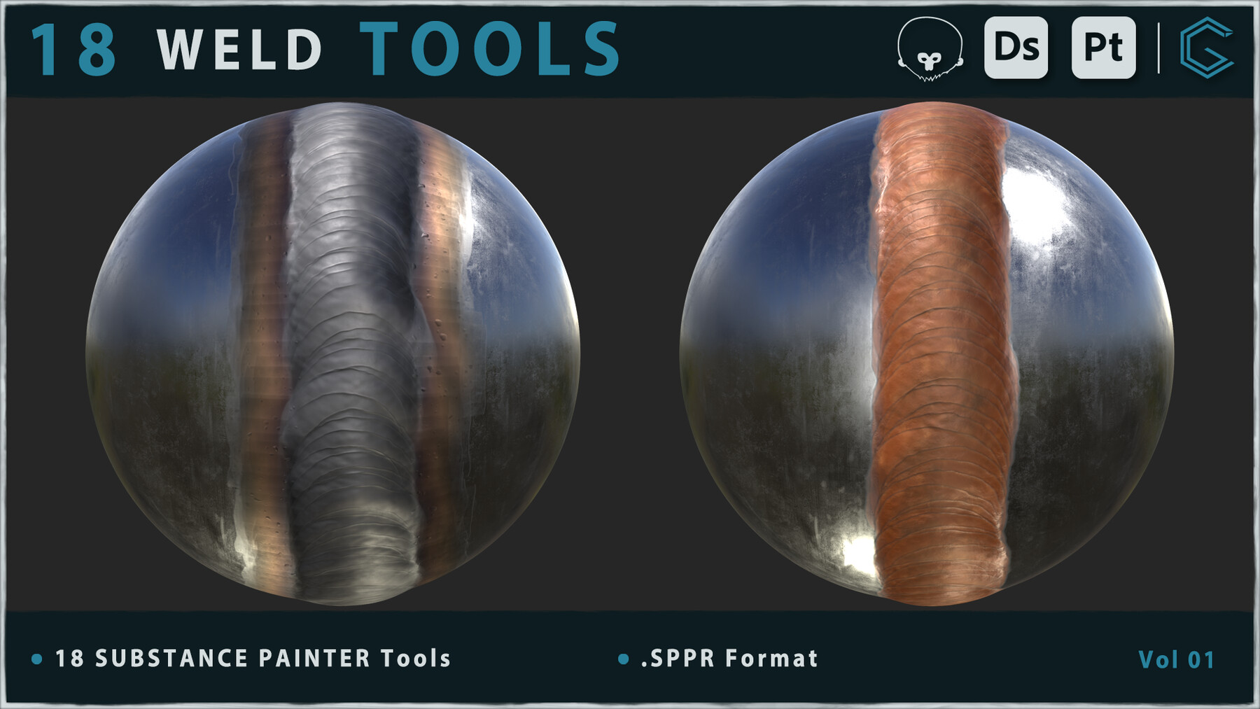 ArtStation - 18 Weld Tools | Brushes