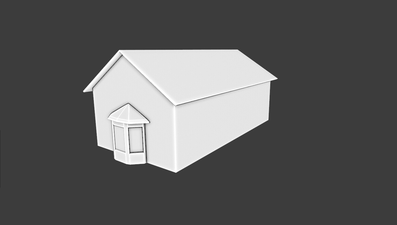 ArtStation - COTTAGE HOUSE GAME READY LOW POLY | Game Assets