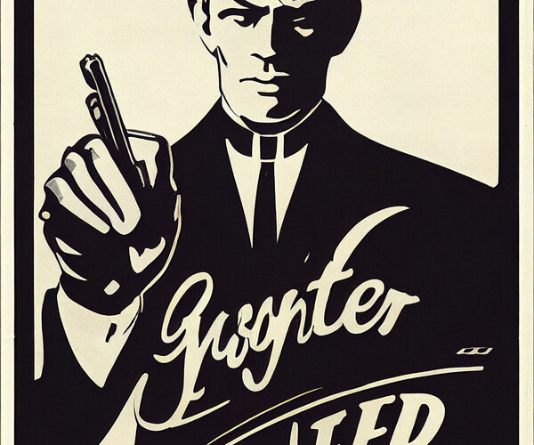 ArtStation - American gangsters poster, 1 | Artworks