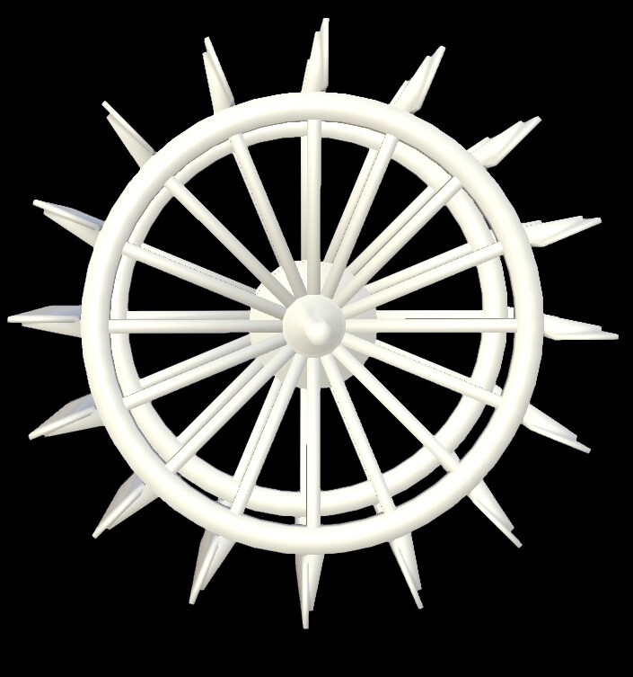 ArtStation - Water Wheel | Game Assets