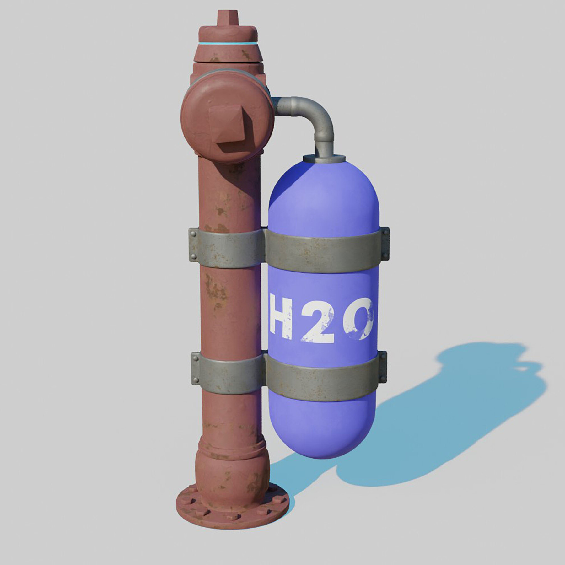 ArtStation - Cyberpunk Fire Hydrant | Resources