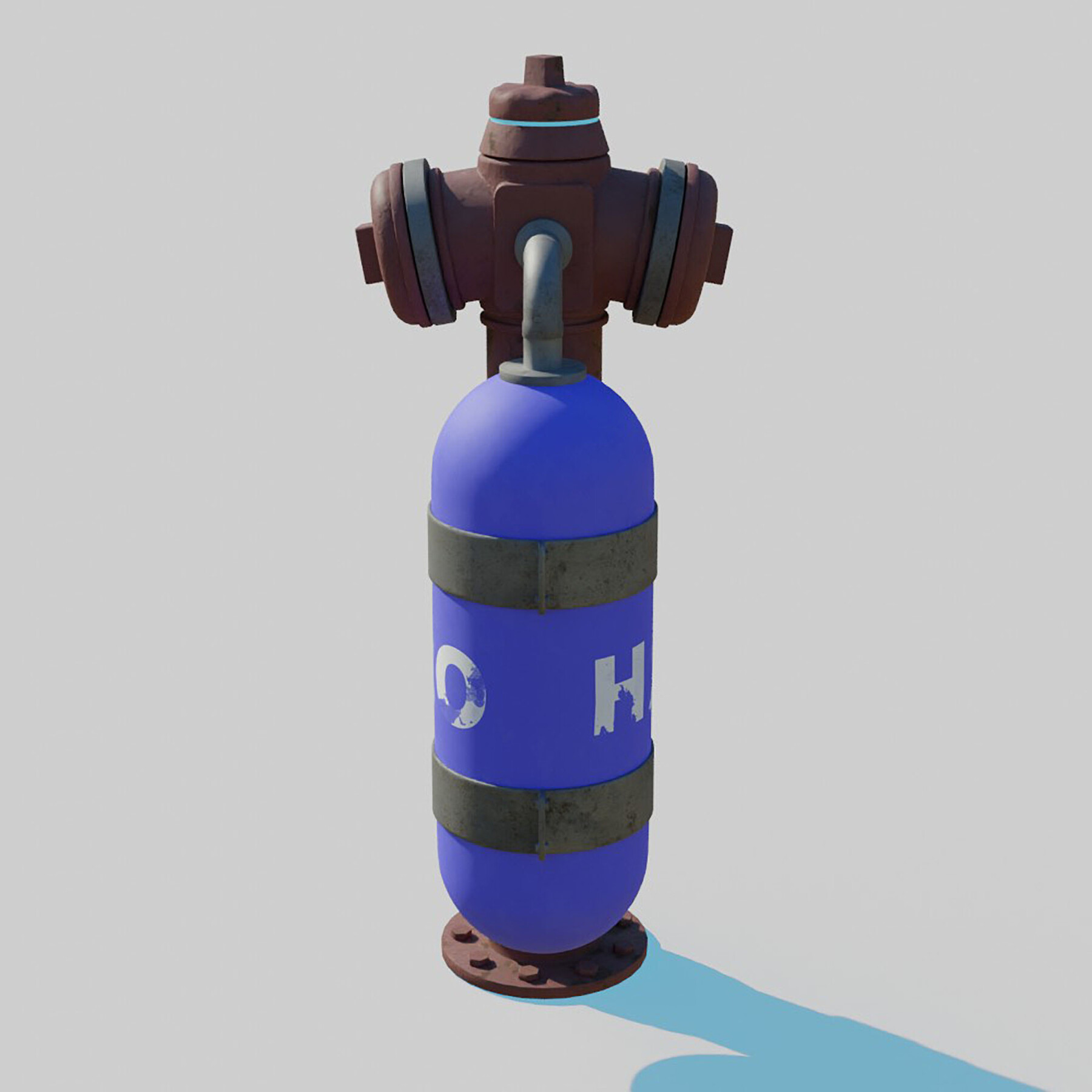 ArtStation - Cyberpunk Fire Hydrant | Resources