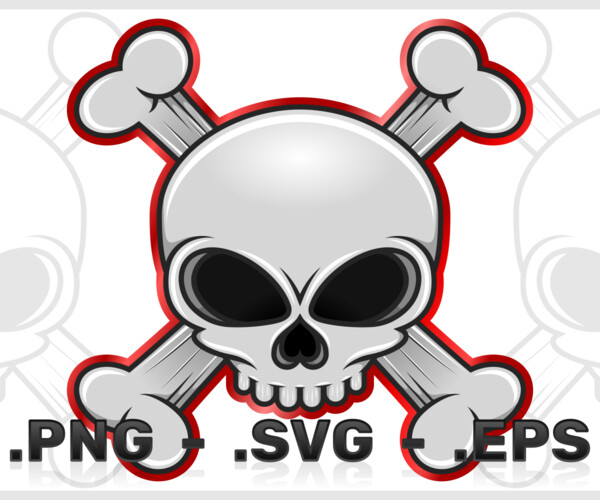 ArtStation - Skull Vector Design In Cartoon Style | Artworks
