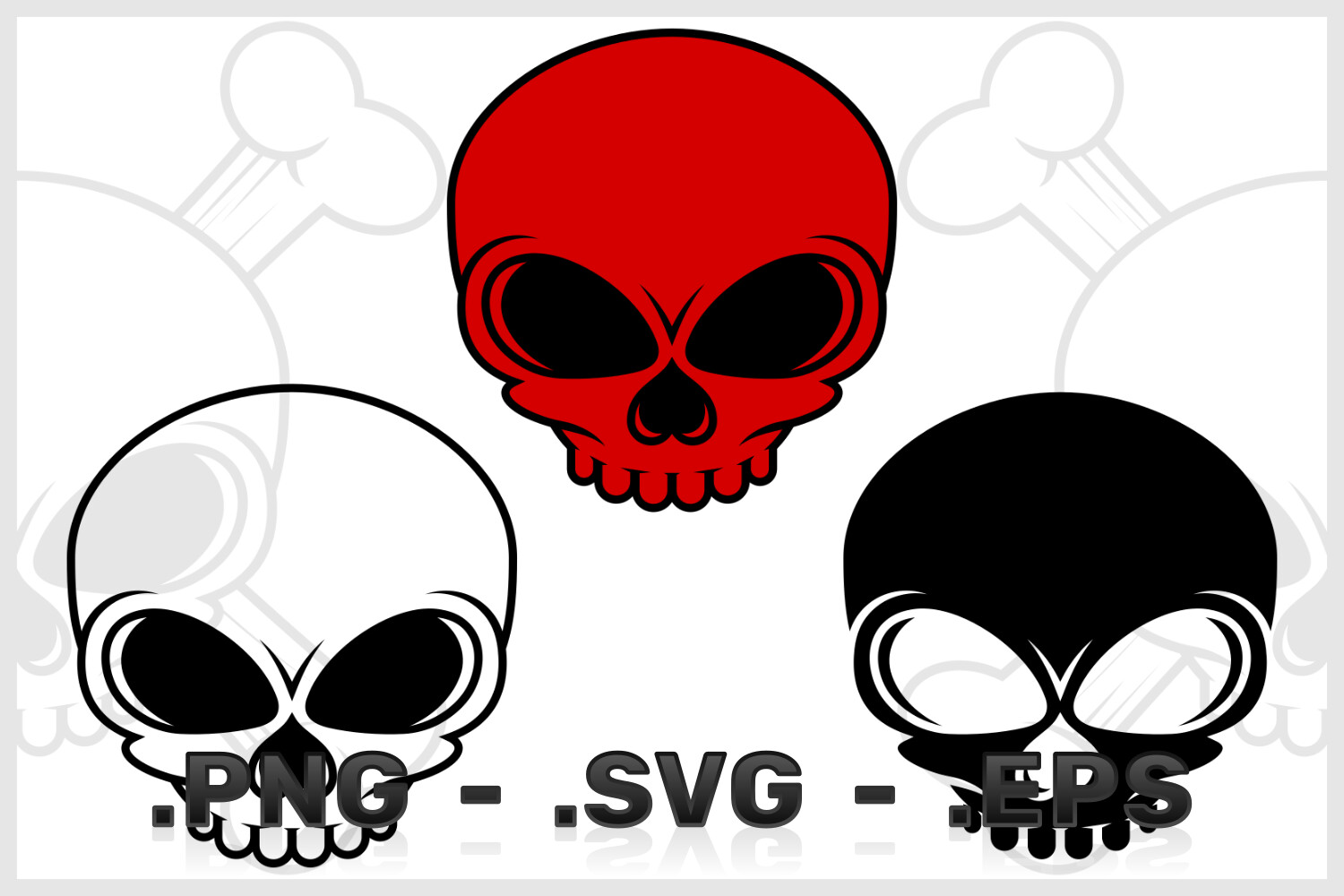 ArtStation - Skull Vector Design In Cartoon Style | Artworks