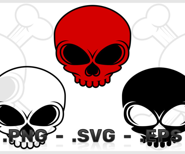 ArtStation - Skull Vector Design In Cartoon Style | Artworks