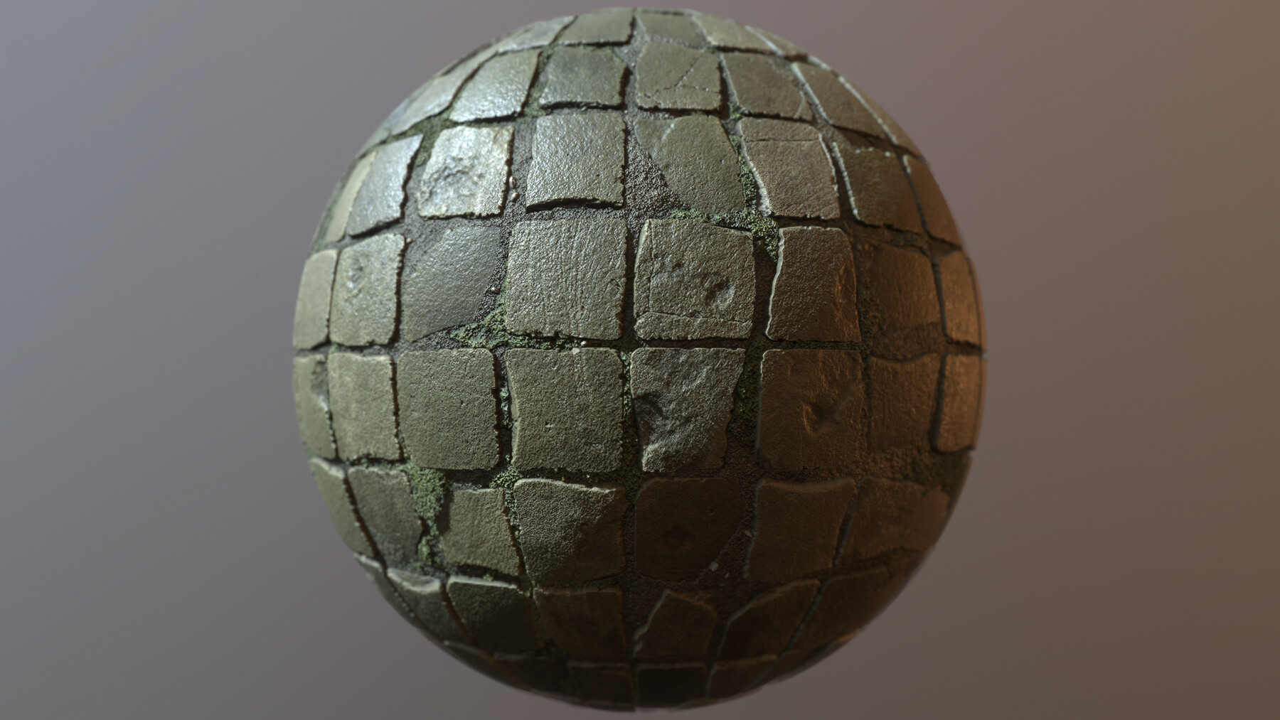 ArtStation - Mossy Cobble Flooring | Game Assets