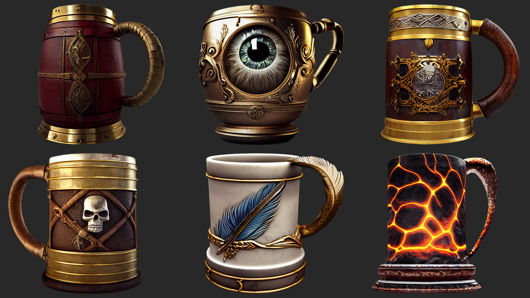ArtStation - 171 Tankards & Mugs | Game Assets