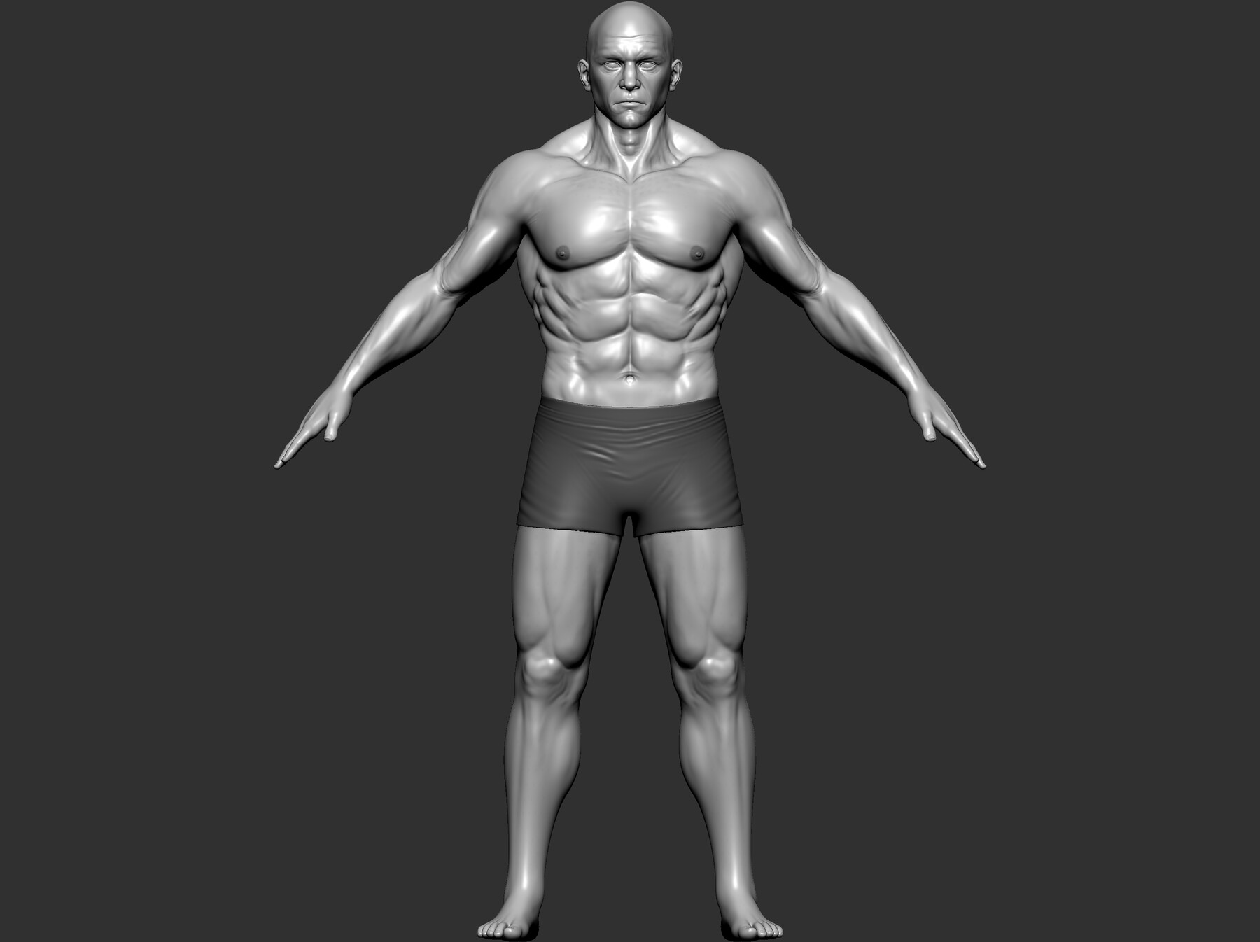 ArtStation - MUSCULAR MAN MASS WITH HIGH AND LOW DIVISIONS... AND ...