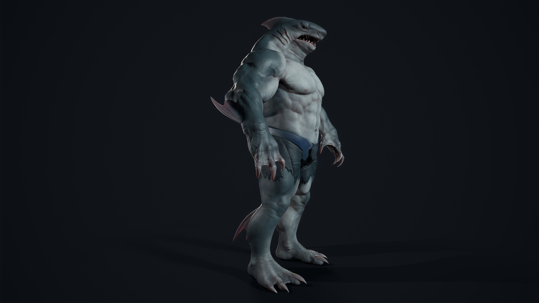 ArtStation - Sharkman | Game Assets