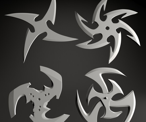 ArtStation - 20 SHURIKEN BATMAN STAR COLLECTION . VOL 1 | Game Assets