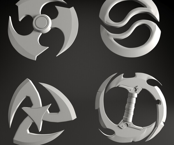 ArtStation - 20 SHURIKEN BATMAN STAR COLLECTION . VOL 1 | Game Assets