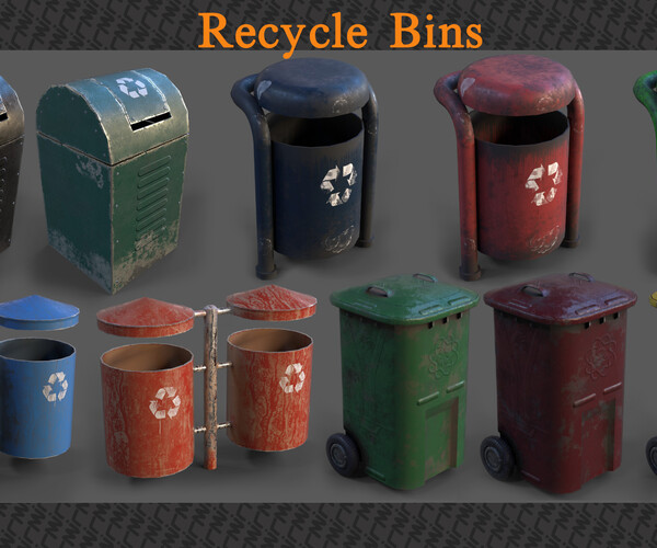 ArtStation - City Props (Low Poly) vol-1 | Game Assets