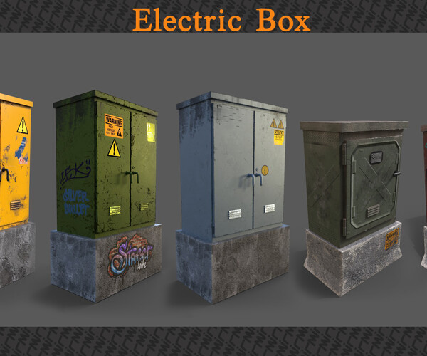 ArtStation - City Props (Low Poly) vol-1 | Game Assets