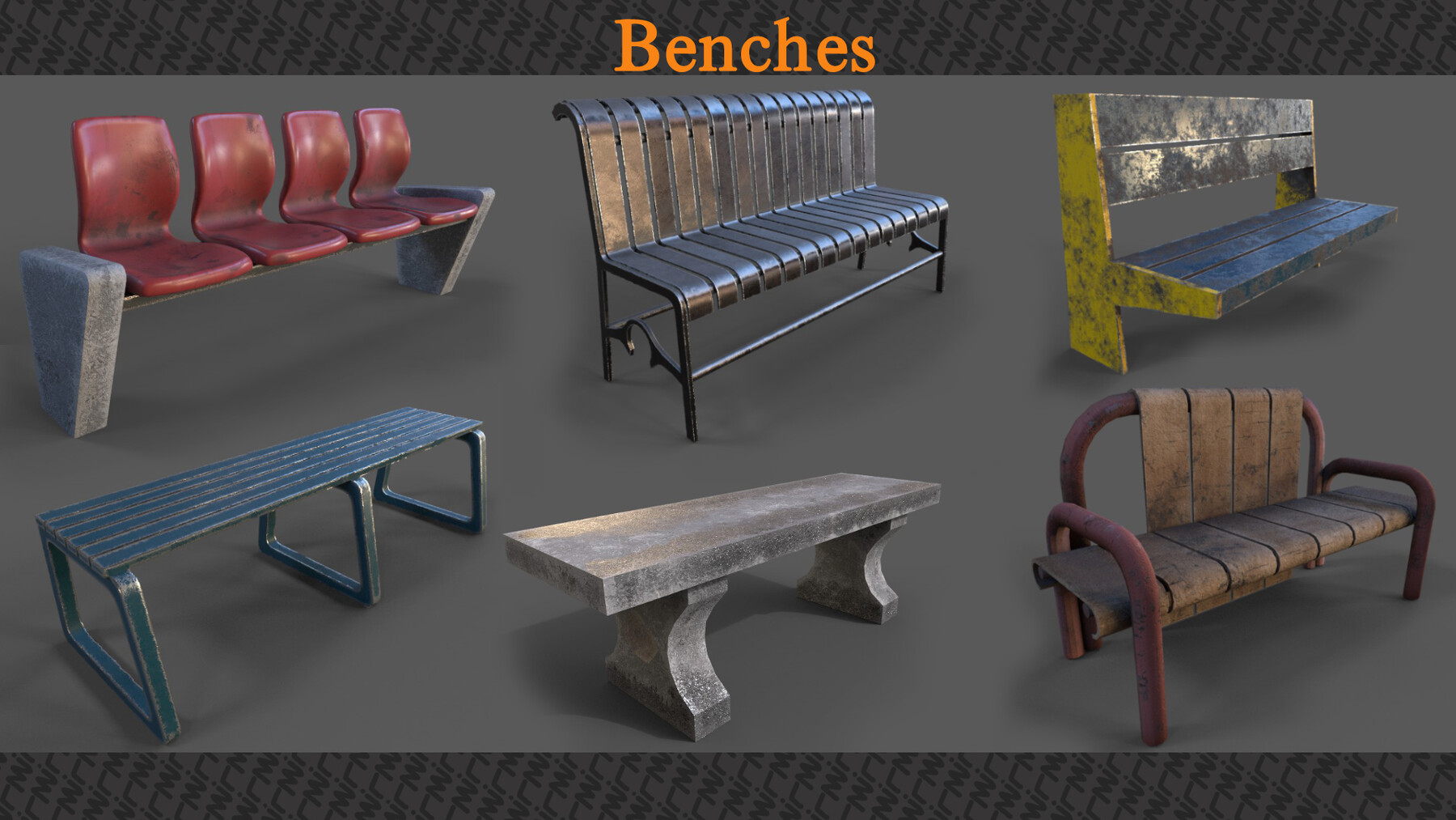 ArtStation - City Props (Low Poly) vol-1 | Game Assets