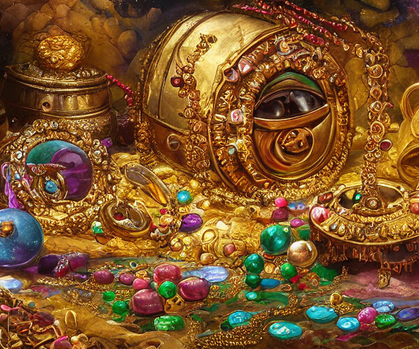 ArtStation - Alibaba cave treasure chest pirate 1000 png collection ...