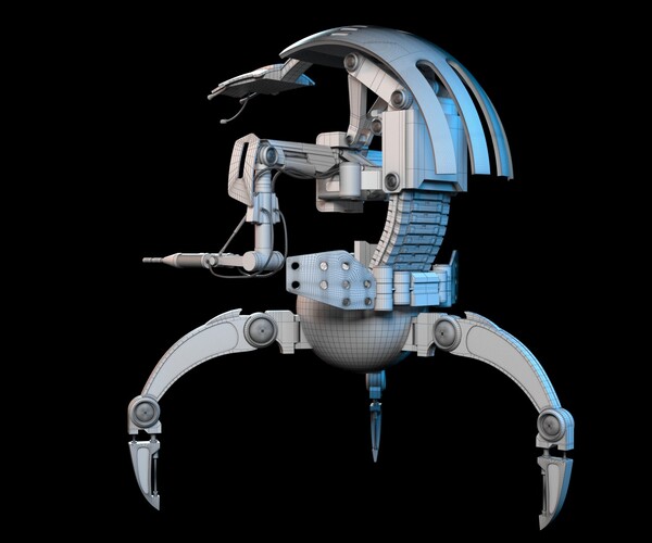 ArtStation - Droideka Star Wars | Game Assets