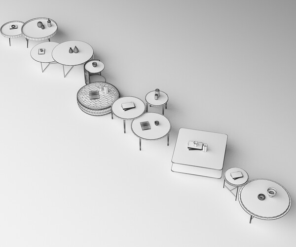 ArtStation - Coffee Table - Waiting Table - 004 | Resources
