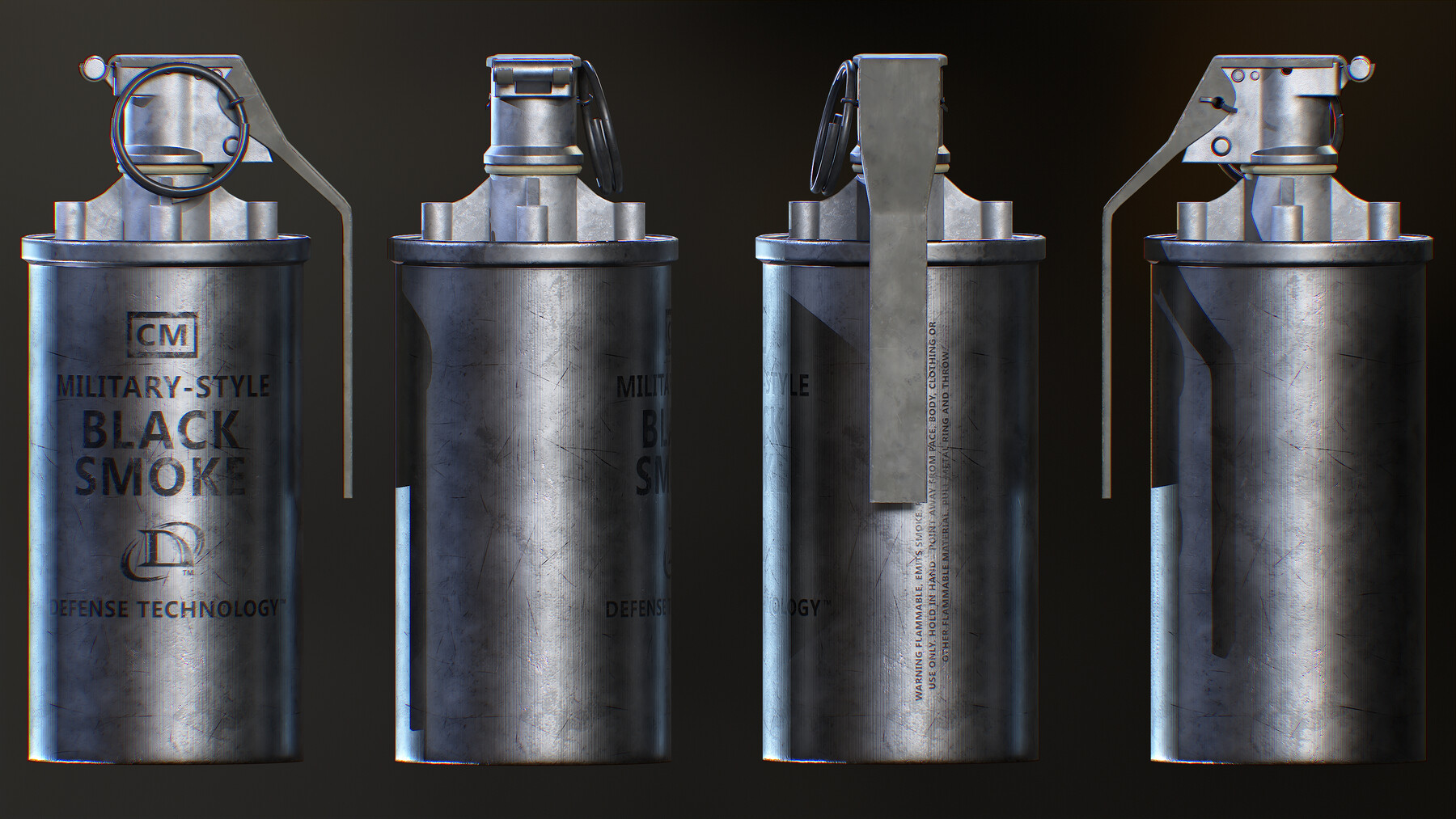 ArtStation - Defense Technology Smoke Grenade | Game Assets