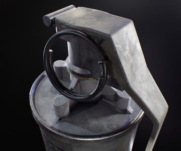 ArtStation - Defense Technology Smoke Grenade | Game Assets