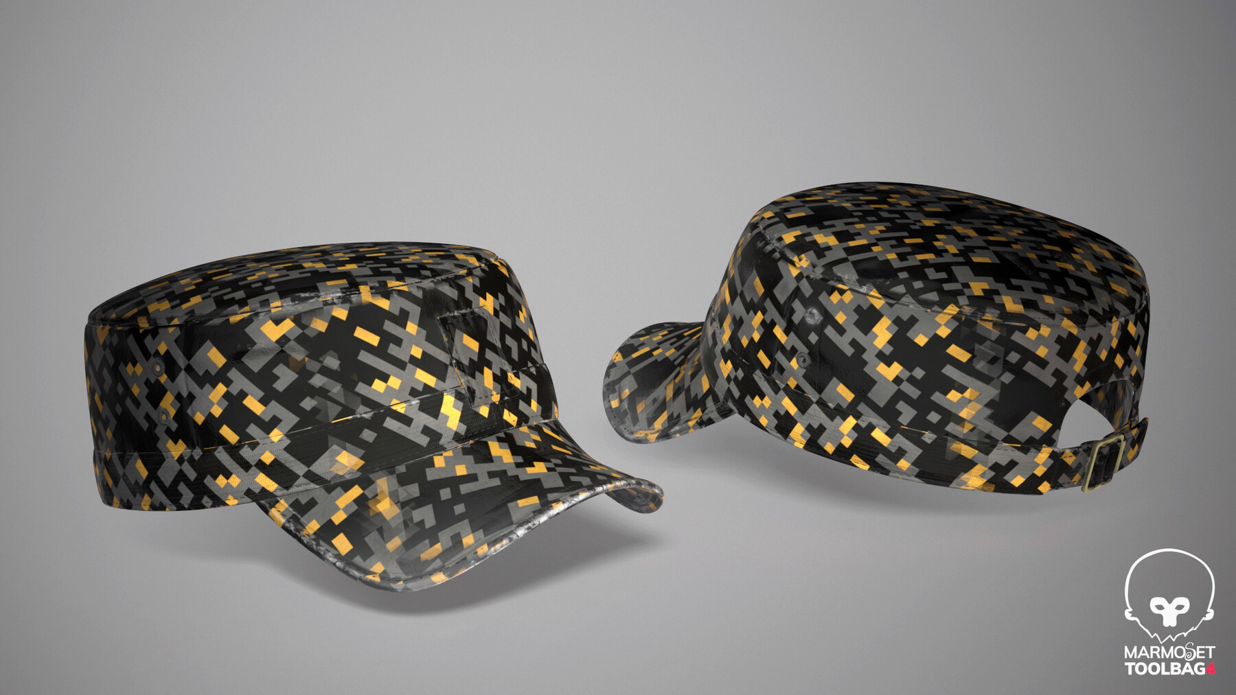 ArtStation - Military Hat - Patrol Cap | Resources