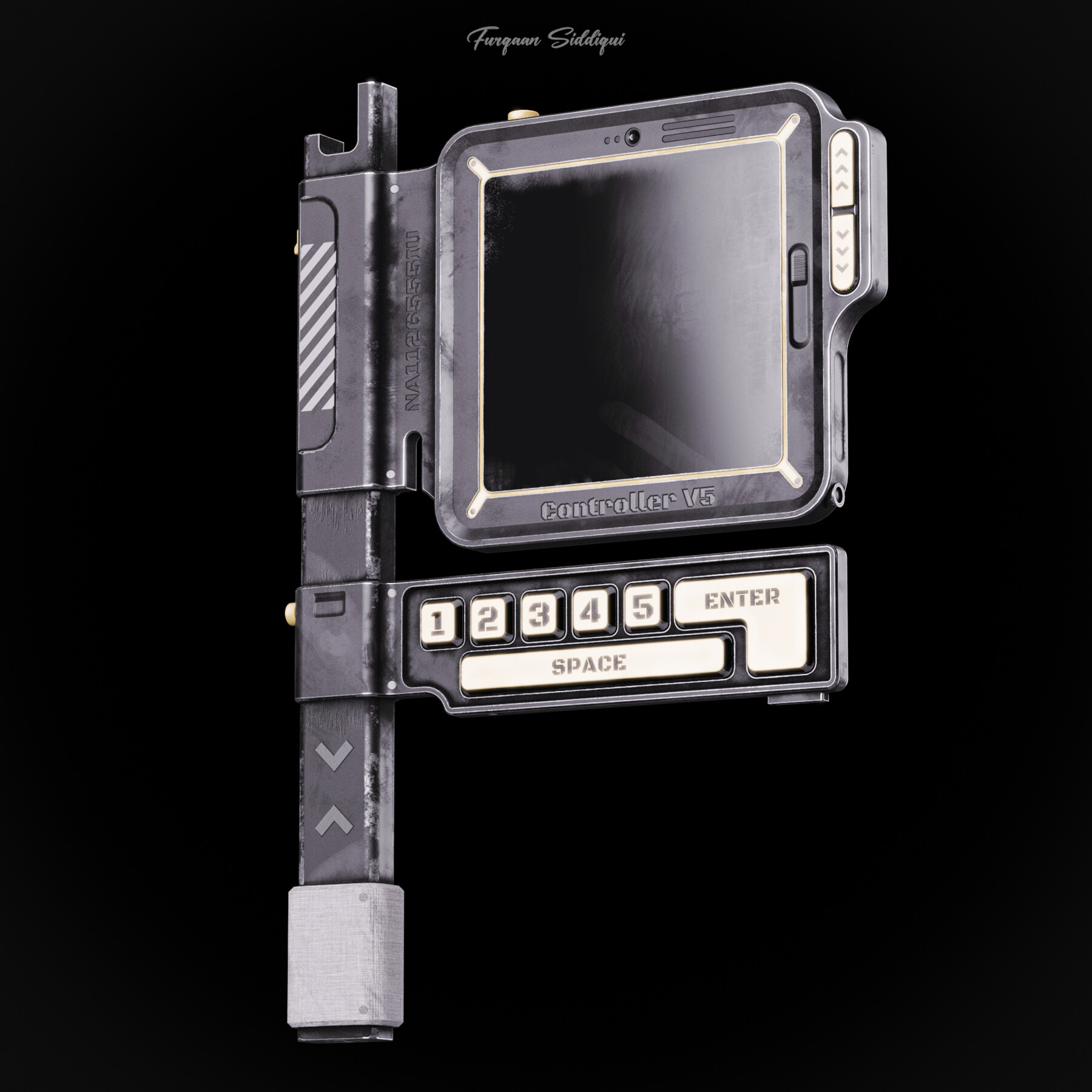 ArtStation - Sci-Fi Controller V5 | Game Assets