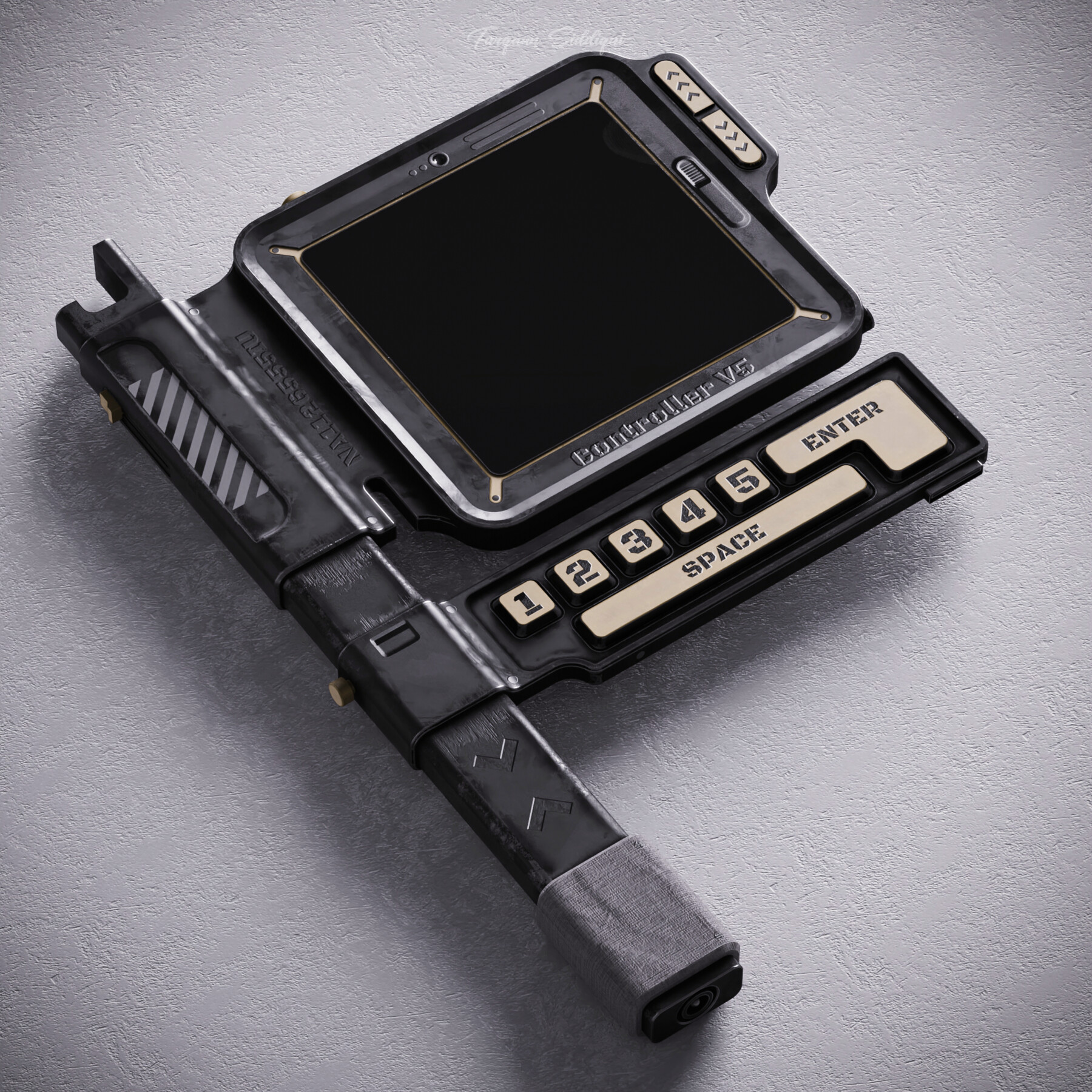 ArtStation - Sci-Fi Controller V5 | Game Assets