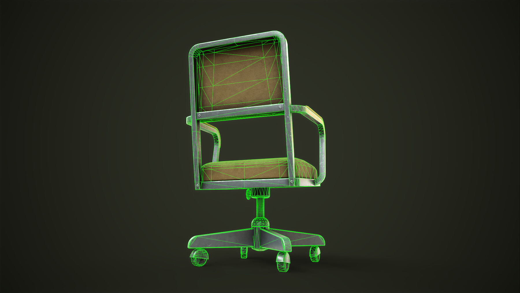ArtStation - Vintage office chair | Game Assets