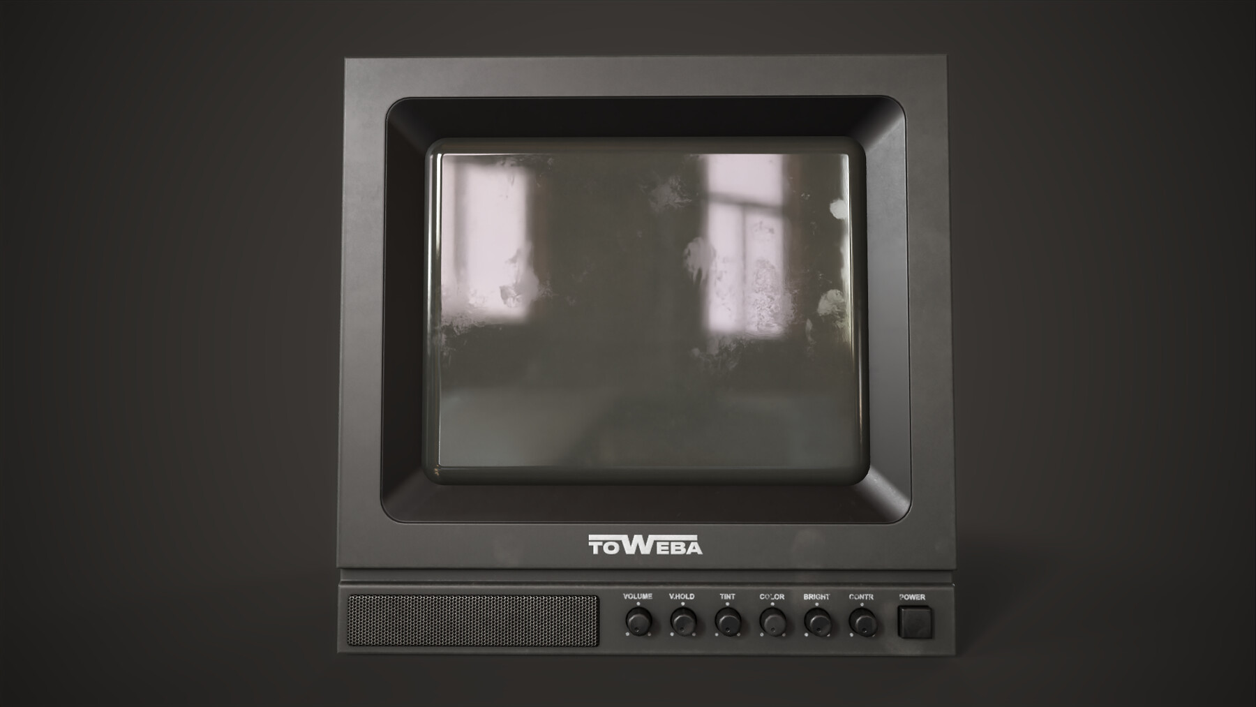 ArtStation - Portable square old TV | Game Assets