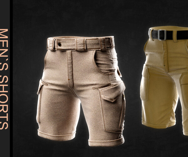 ArtStation - Men`s Shorts | Game Assets