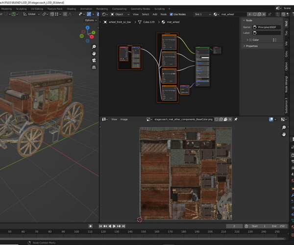 ArtStation - Stagecoach 3d Model Game Ready | Game Assets