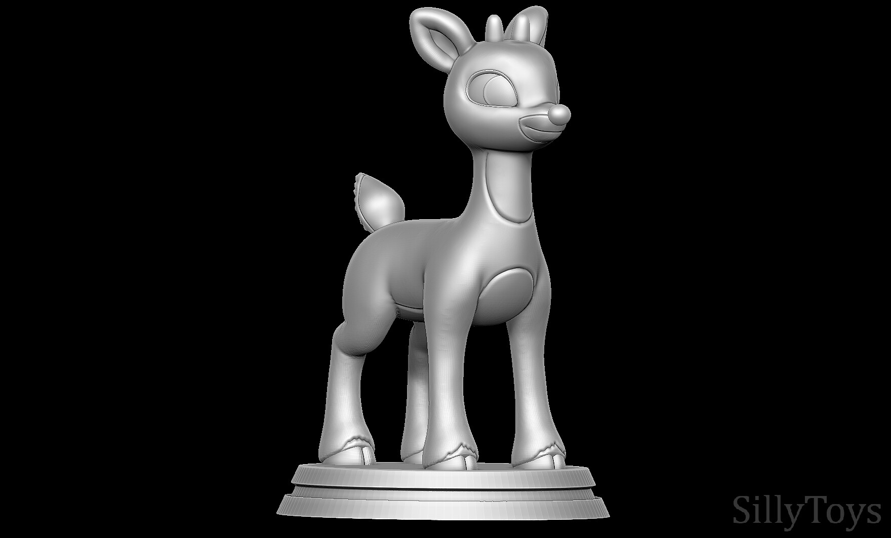 ArtStation - Rudolph the Red-Nosed Reindeer 3D print model | Resources