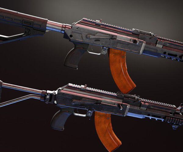 ArtStation - Custom AK MB47 rifle | Game Assets