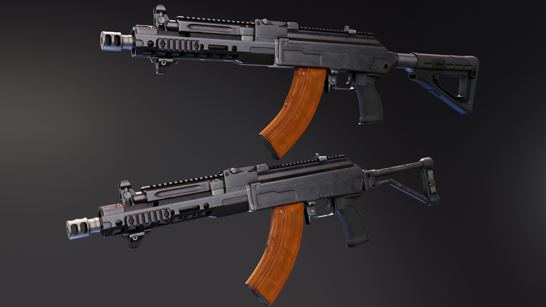 ArtStation - Custom AK MB47 rifle | Game Assets