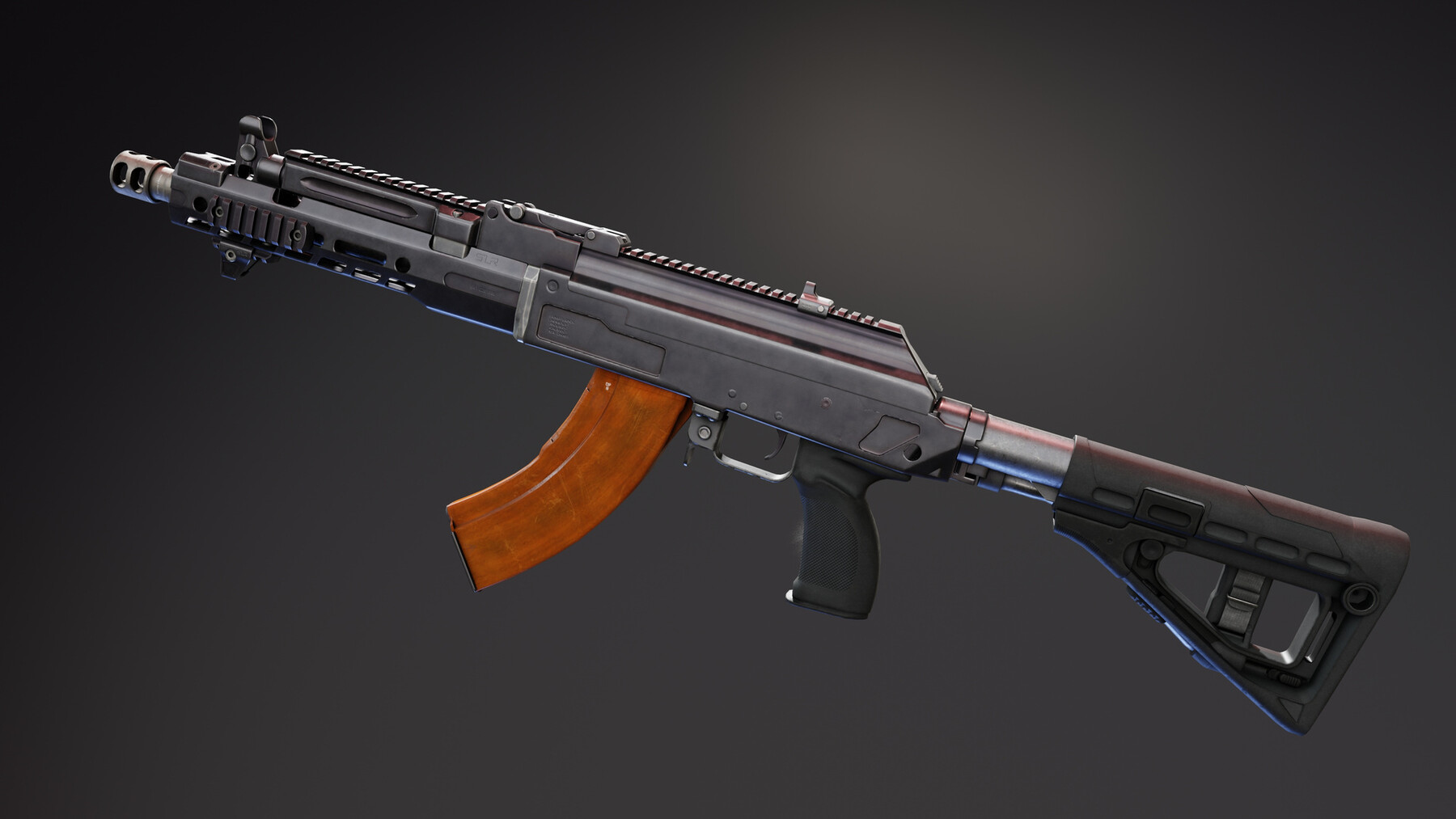 ArtStation - Custom AK MB47 rifle | Game Assets