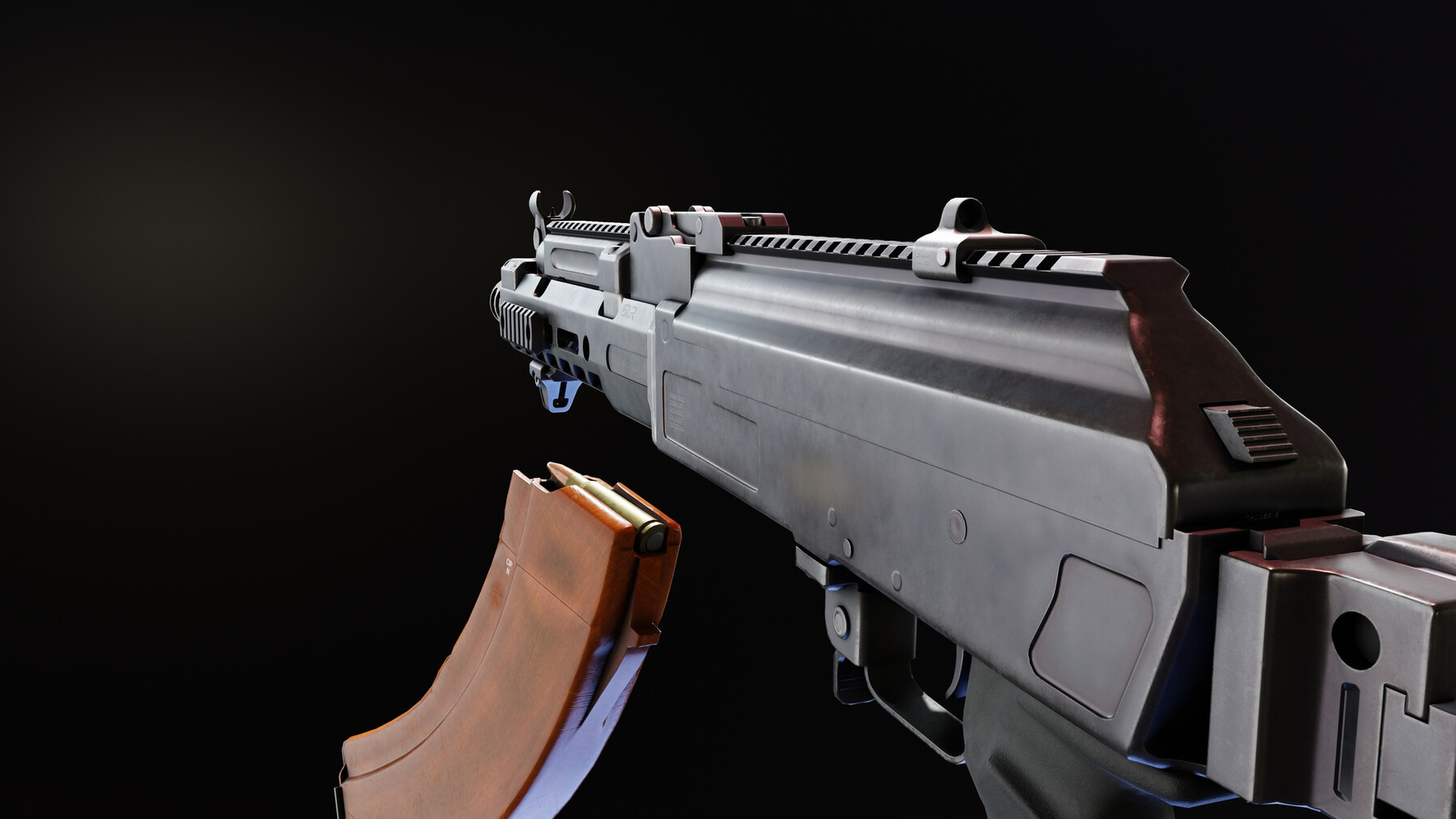 ArtStation - Custom AK MB47 rifle | Game Assets