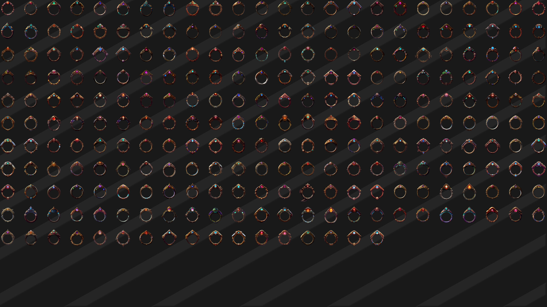 ArtStation - Grims Props - Ring Pack 1 | Game Assets