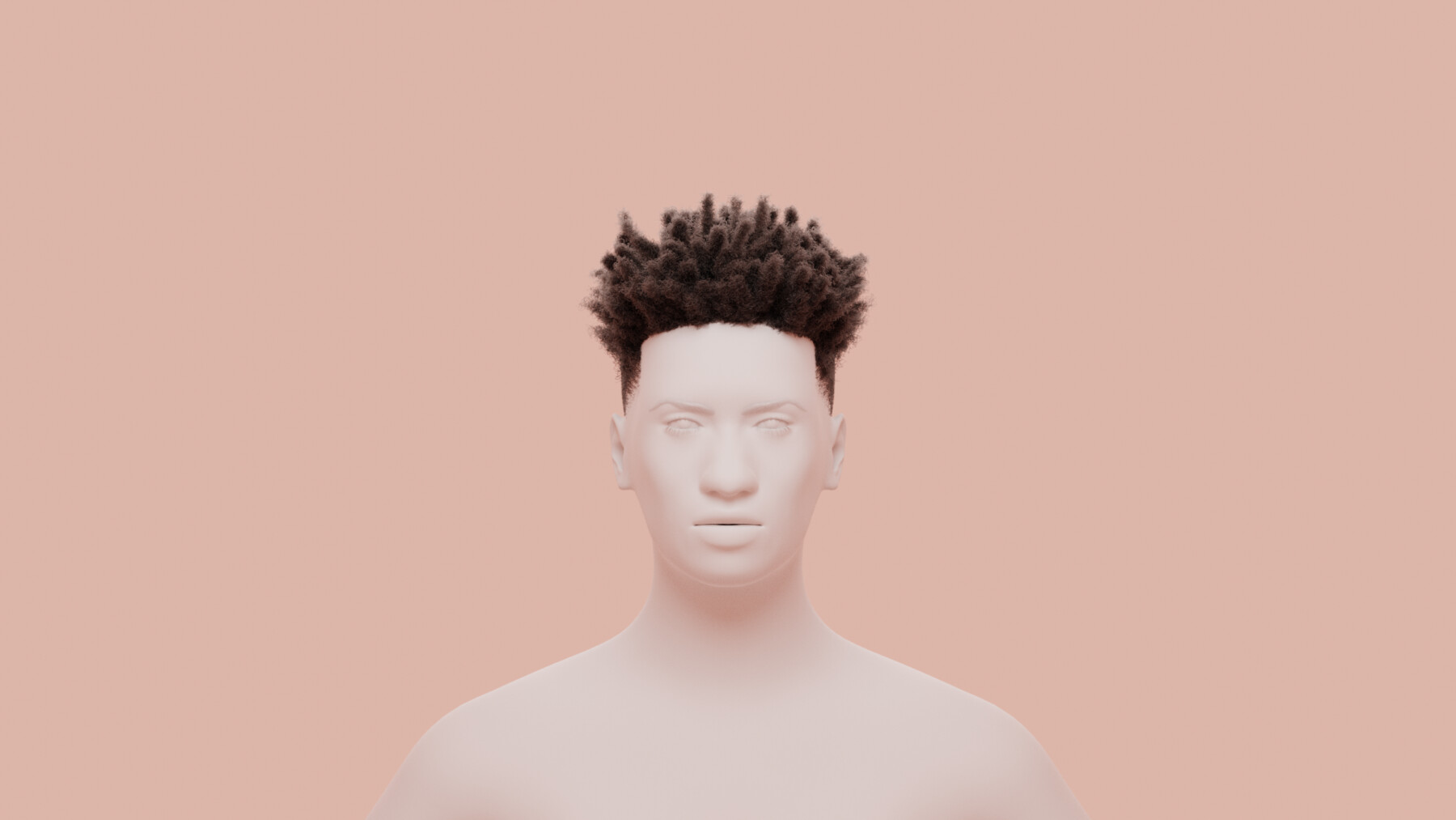 ArtStation - Afro Taper Fade Hair | Game Assets