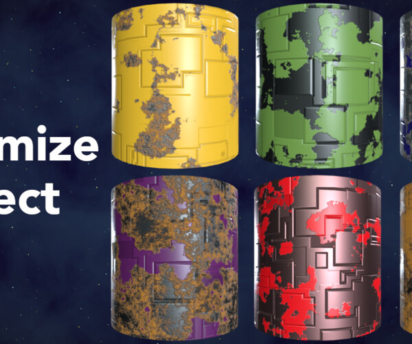 ArtStation - Procedural Sci-Fi Shaders for Blender | Resources