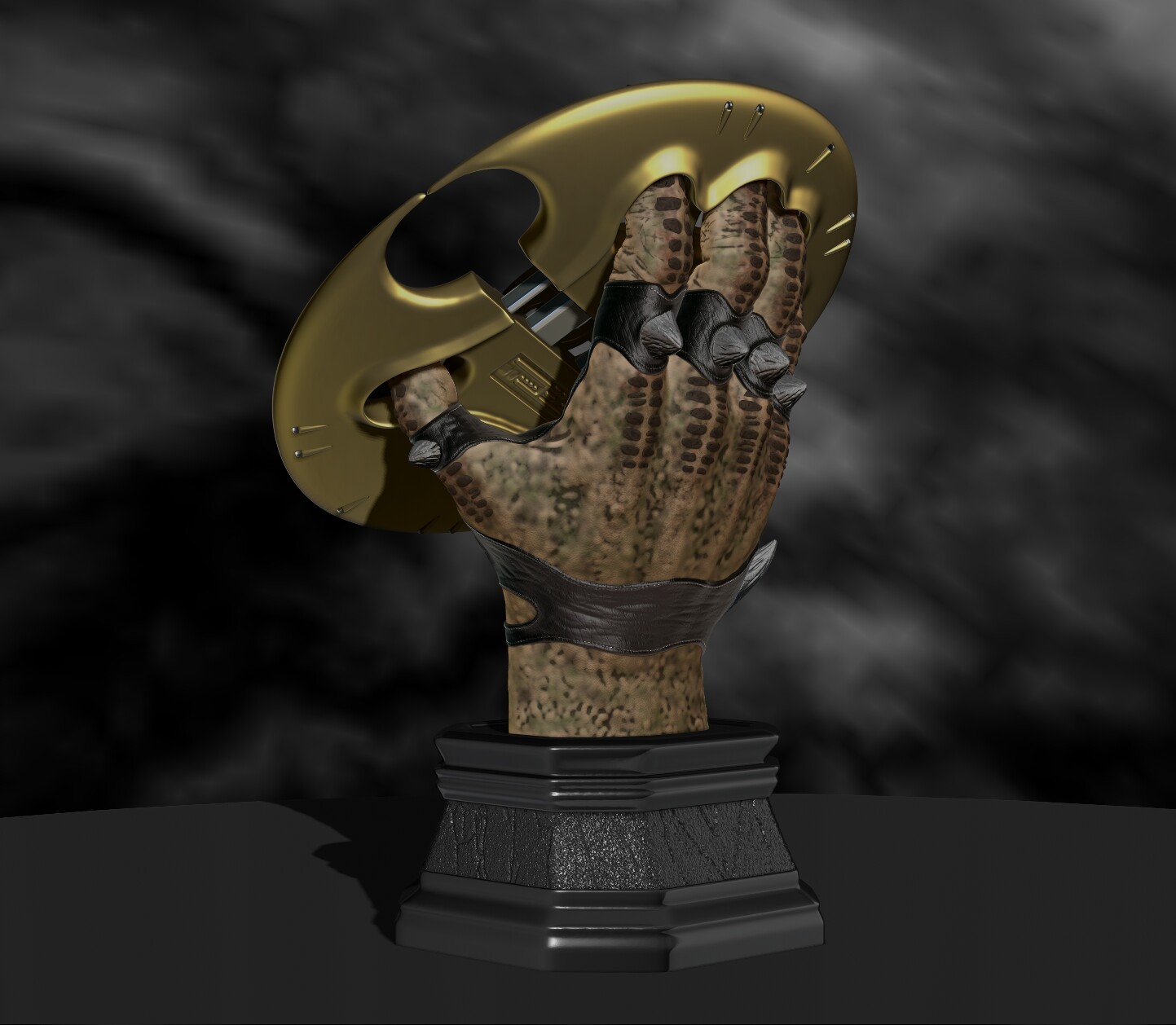 ArtStation - Predator 2 Smart Disc with Predator Hand File STL – OBJ ...